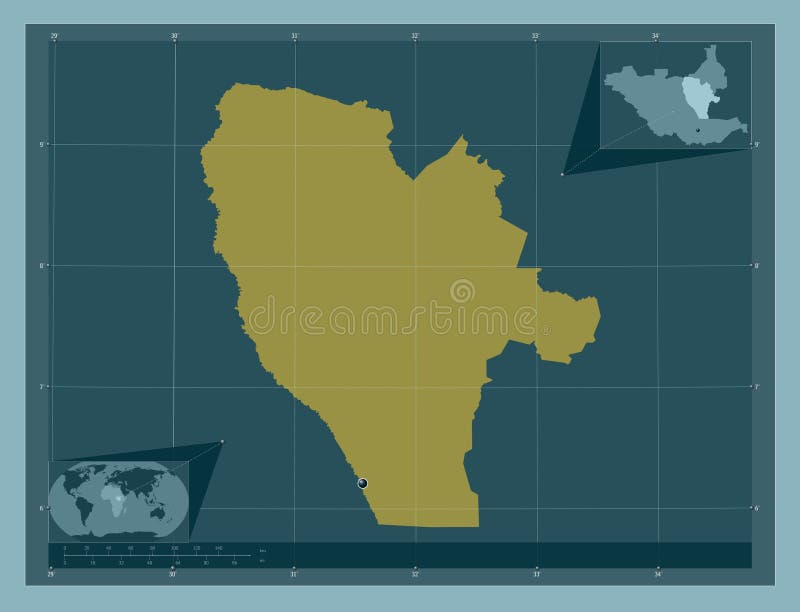 Jonglei, South Sudan. Solid. Capital Stock Illustration - Illustration ...
