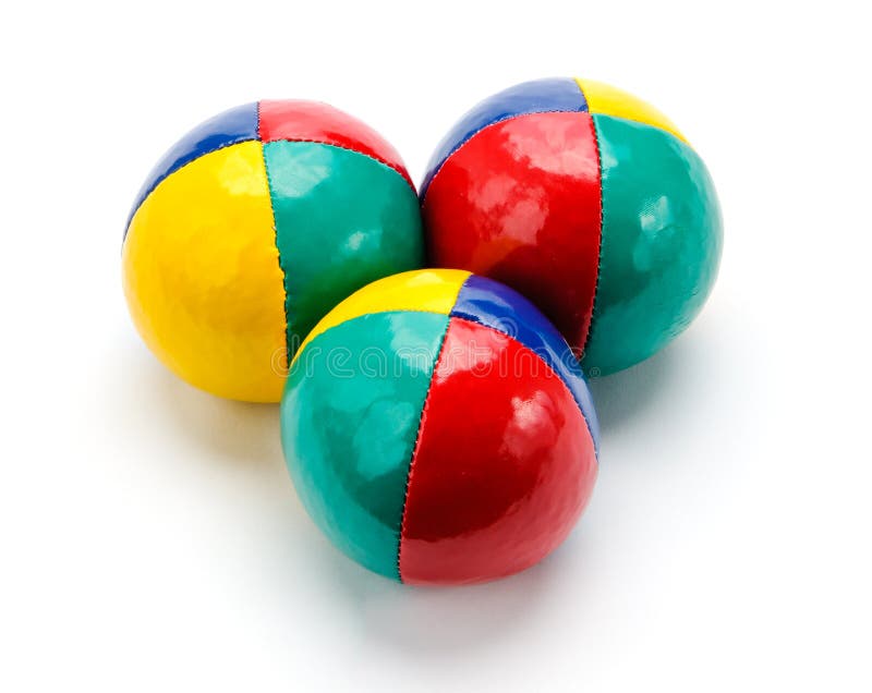Jonglerende met ballen stock afbeelding. Image of kleurrijk - 17097415