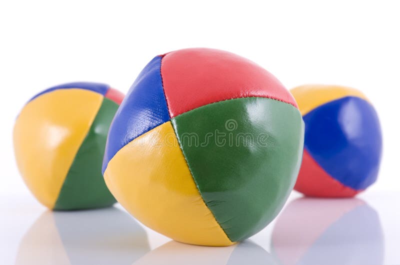 Jonglerende met ballen stock foto. Image of voorwerpen - 7353628