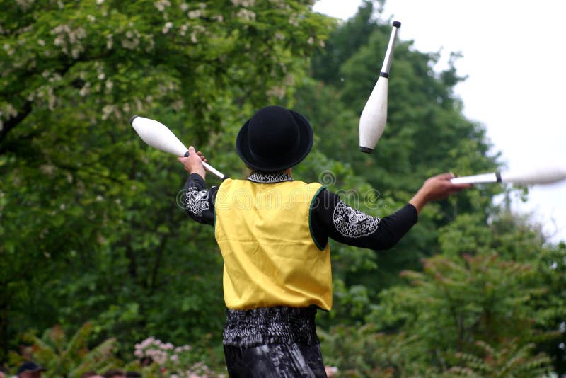 Jongleur photo stock. Image du tradition, carnaval, réception - 874366