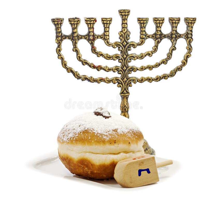 Joodse Attributen Voor Chanoeka Stock Foto - Image of brief, joods ...