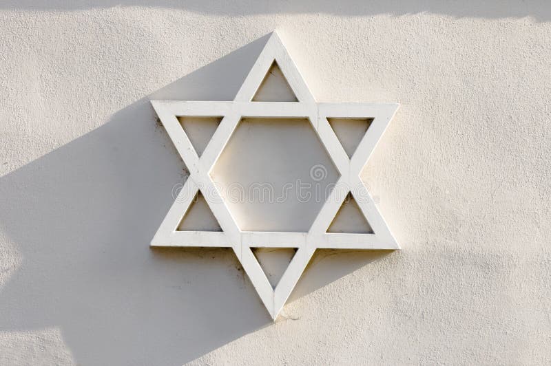 Joodse symbolen stock afbeelding. Image of joods, kapel - 1996539