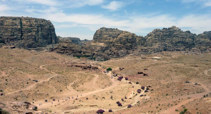 Jordan desert stock image. Image of view, road, landscape - 42715679