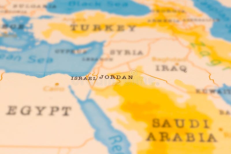 location of jordan on world map
