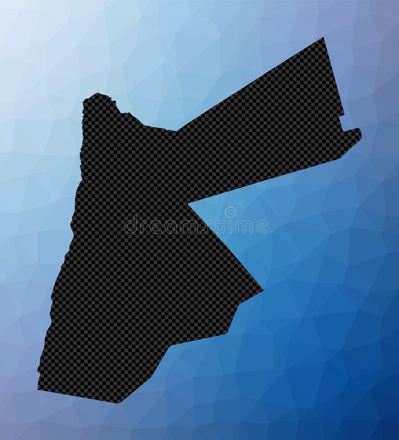 Jordan geometric map. stock vector. Illustration of internet - 175756728