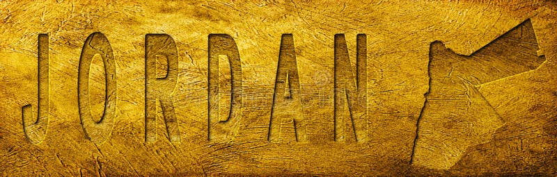 Jordan Grunge Gold Texture stock illustration. Illustration of ...