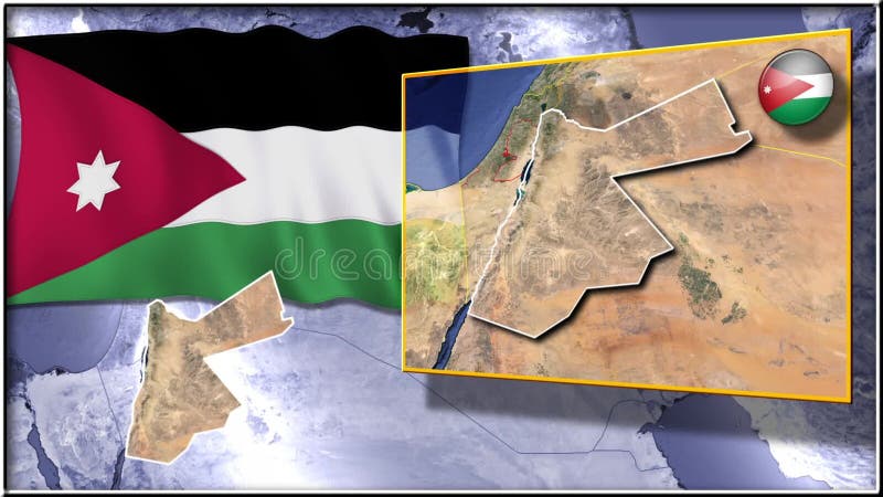 Jordan Infographic Animation Map Stock Video - Video of caucasian ...