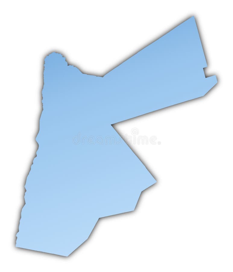 Jordan map stock illustration. Illustration of gradient - 6821934
