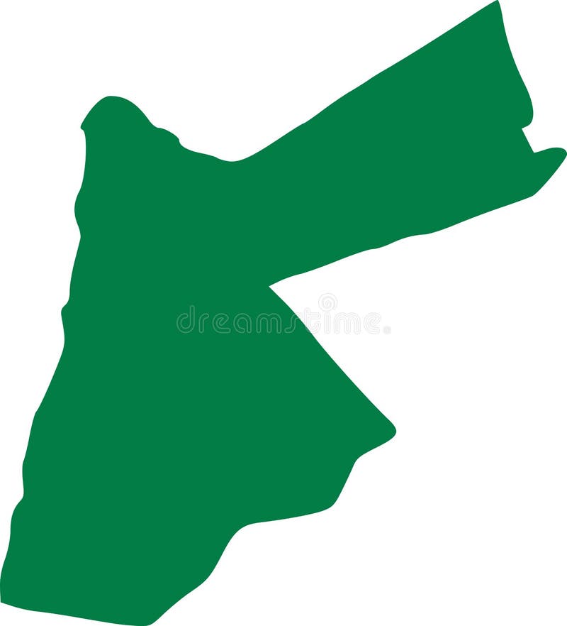 Jordan map vector stock vector. Illustration of symbol - 107175770