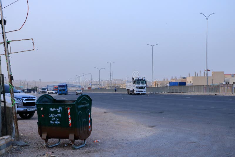 Jordan, Middle East - May 11 2024: a Big Garbage Container for Trash ...