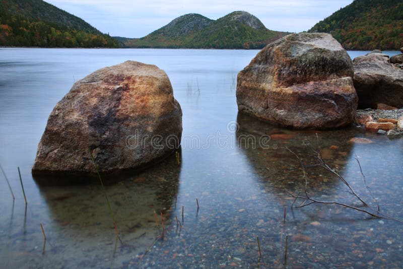 Jordan Pond, Acadia National Park, Maine Stock Photo - Image of desert ...