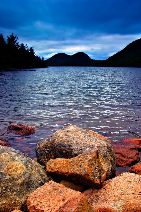 Acadia National Park, Maine Stock Image - Image of rocks, lake: 710949