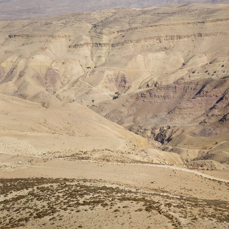 Jordan Rift Valley stock image. Image of desert, rock - 80210939