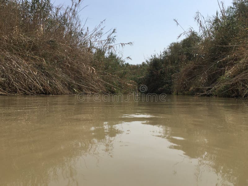 Jordan River in Israel. stock image. Image of summer - 254246133