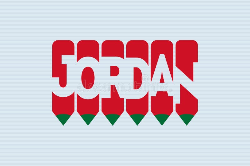 Jordan Text with Pen Symbol Creative Ideas Design. Jordan Typography ...