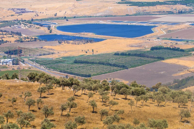 Jordan valley stock image. Image of scenic, galilee, landscape - 28901307