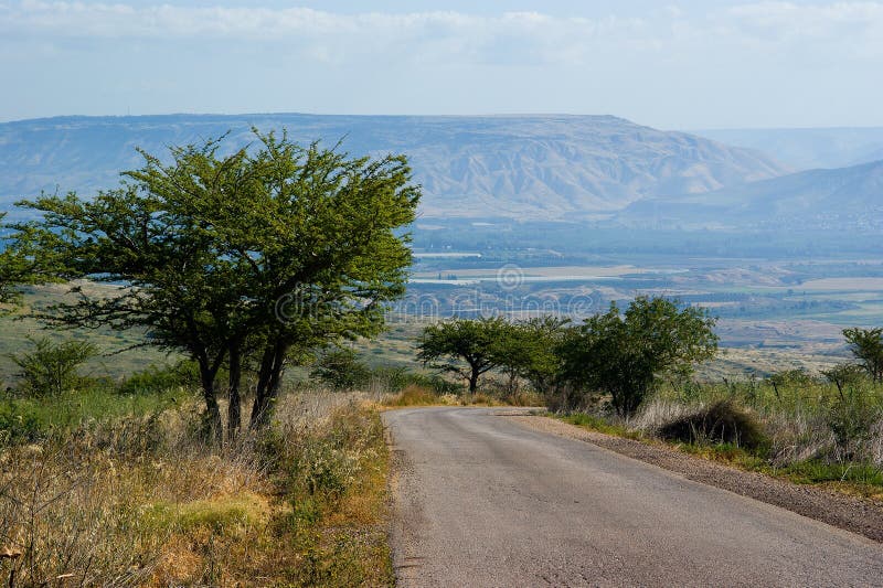 Jordan Valley landscape stock image. Image of sightseeing - 13710033
