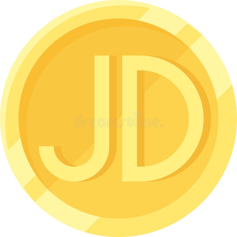Jordanian Dinar Coin Icon, Currency of Jordan Stock Vector ...