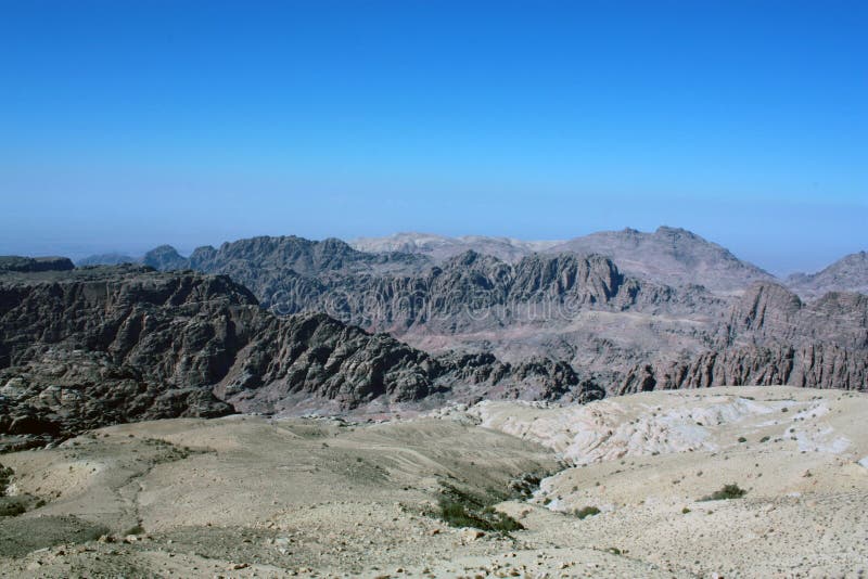 Jordanian mountains stock image. Image of east, sand - 25311775