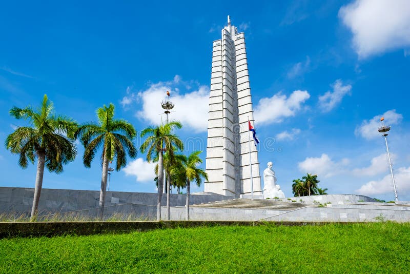 The Jose Marti Monument at the Revolution Square in Havana Editorial ...