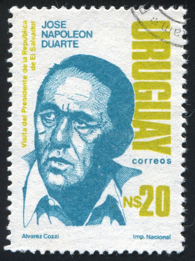 Jose Napoleon Duarte foto de archivo editorial. Imagen de mensaje ...