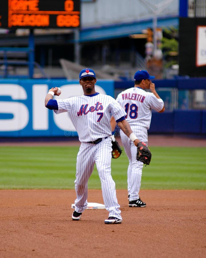 Jose Reyes New York Mets editorial photography. Image of fans - 42770917