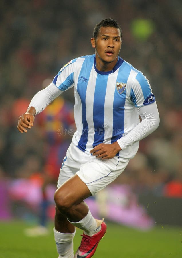 Jose Rodon of Malaga CF editorial photography. Image of international ...