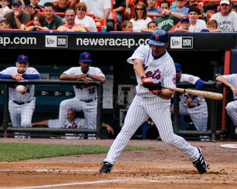 Jose Valentin, New York Mets. Editorial Stock Image - Image of baseman ...