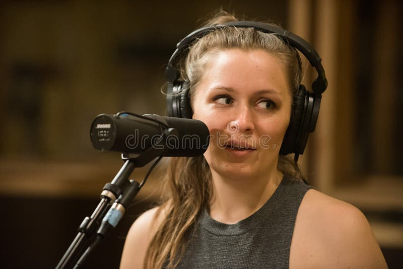 Joseph Filming a Performance at Ear Studios in Austin Texas Editorial ...