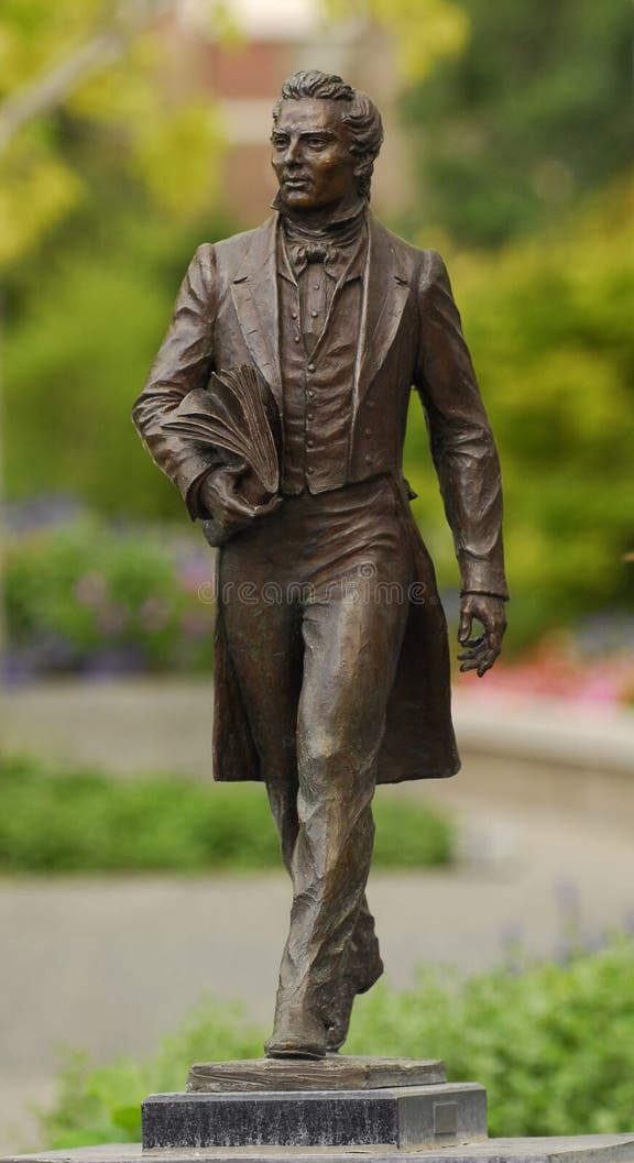 Joseph smith statue editorial stock photo. Image of bronze - 5900523