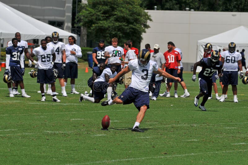 Josh Brown of the Saint Louis Rams Editorial Photo - Image of facility ...