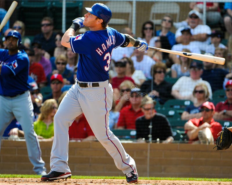 Josh Hamilton Texas Rangers Editorial Photography - Image of swing ...