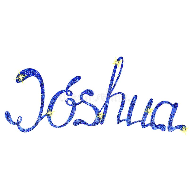 Joshua Name Stock Illustrations – 16 Joshua Name Stock Illustrations ...
