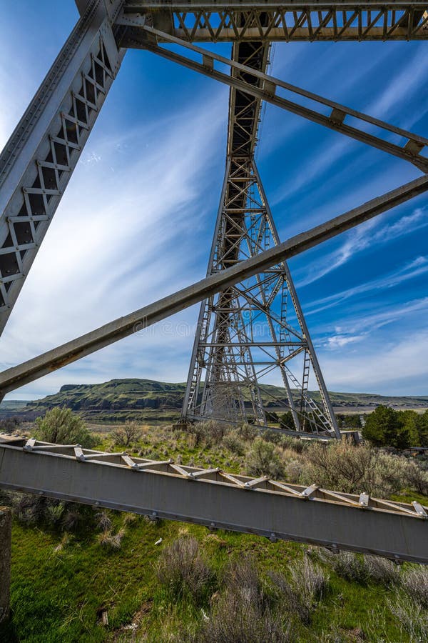 Joso High Bridge, WA stock photo. Image of basalt, historic - 246989964