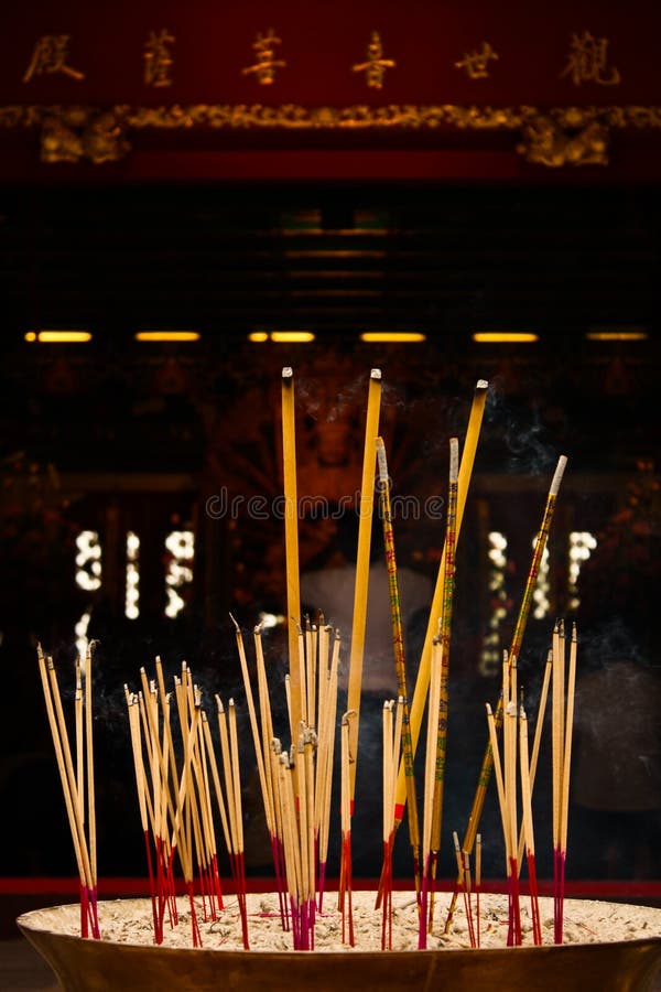 Chinese Temple Joss Stick Urn Stock Photos - Free & Royalty-Free Stock ...
