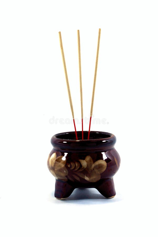Joss stick pot stock image. Image of ancient, decorative - 66924599