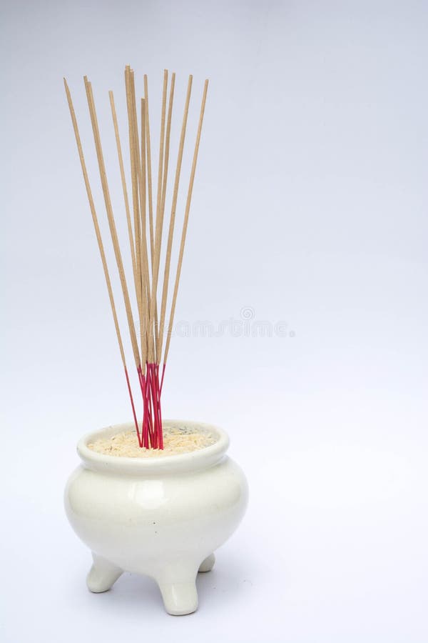 Joss stick pot stock photo. Image of ceremony, respect - 41996758