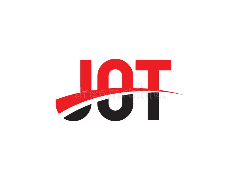 JOT Letter Initial Logo Design Vector Illustration Stock Vector ...