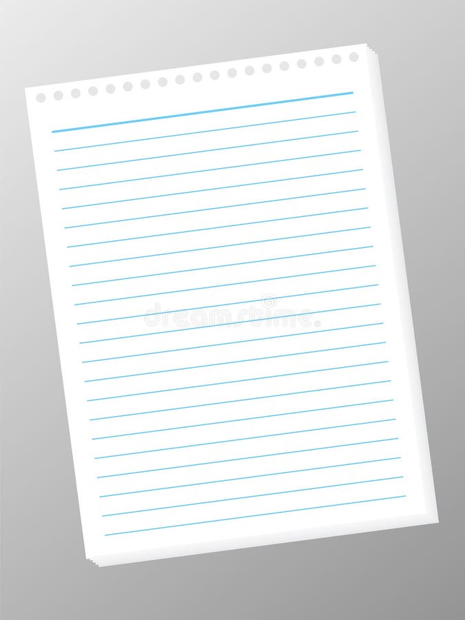 Jotter stock vector. Illustration of line, notebook, notepad - 2267503