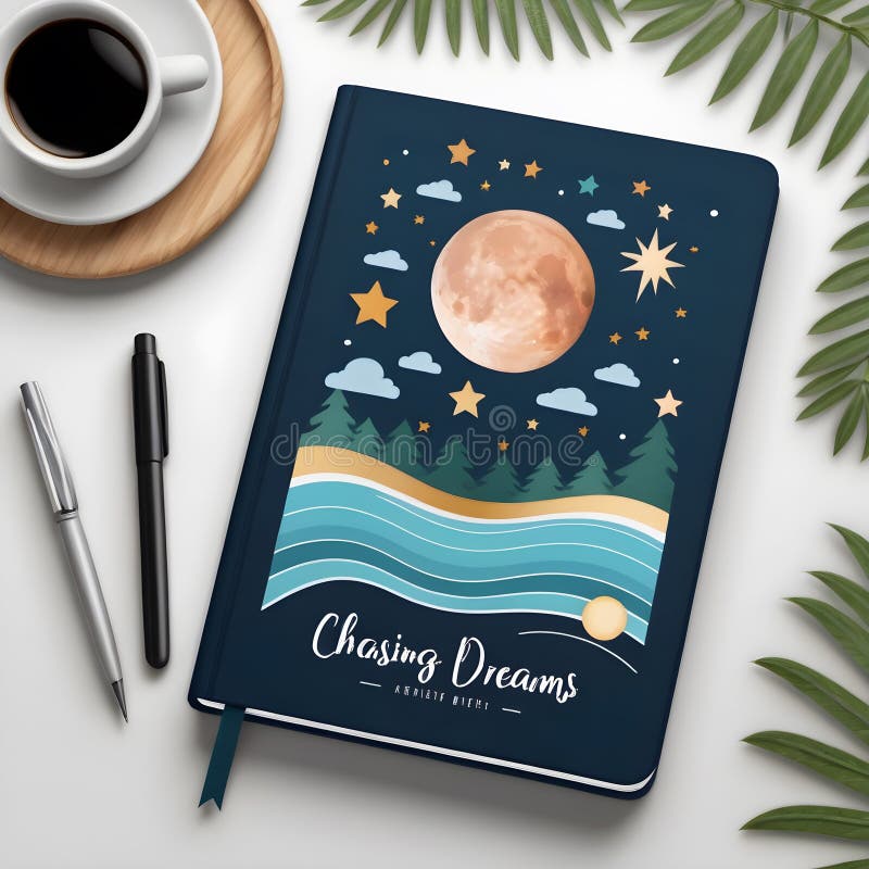 Journal Clipart with Dream Theme Design Stock Illustration ...