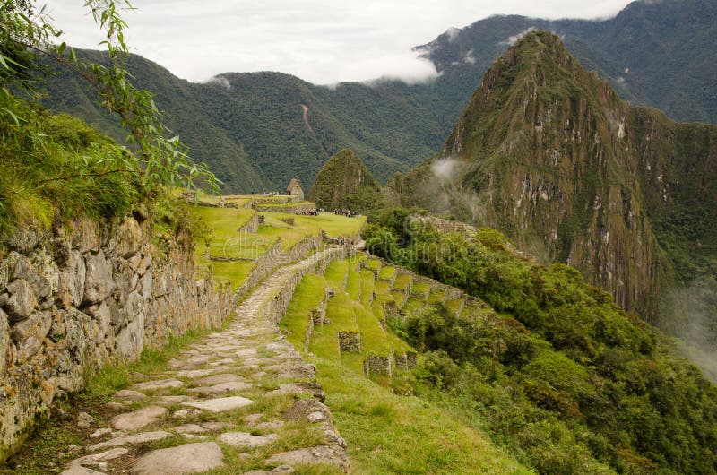 Journal D'Inca Chez Machu Picchu Image stock - Image du patrimoine ...