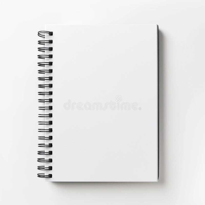 Journal Mockup Spiral Notebook Mockup A5 Notebook Mockup Stock Image ...