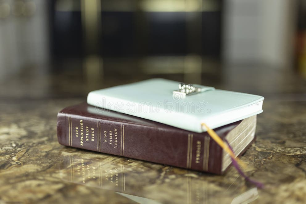 Bible Journaling and Time with God daily Devotion Stock Image - Image ...