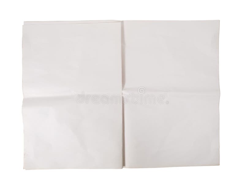 Journal blanc photo stock. Image du papier, journalisme - 21570002