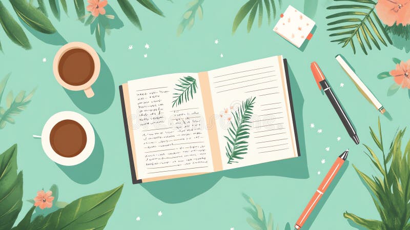 Journaling Ideas: Tropical Plants and Coffee Enhance Creative Writing ...