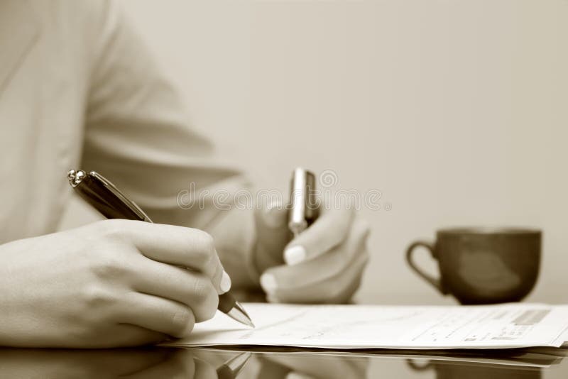 Journalisation photo stock. Image du commis, incrément - 9176550