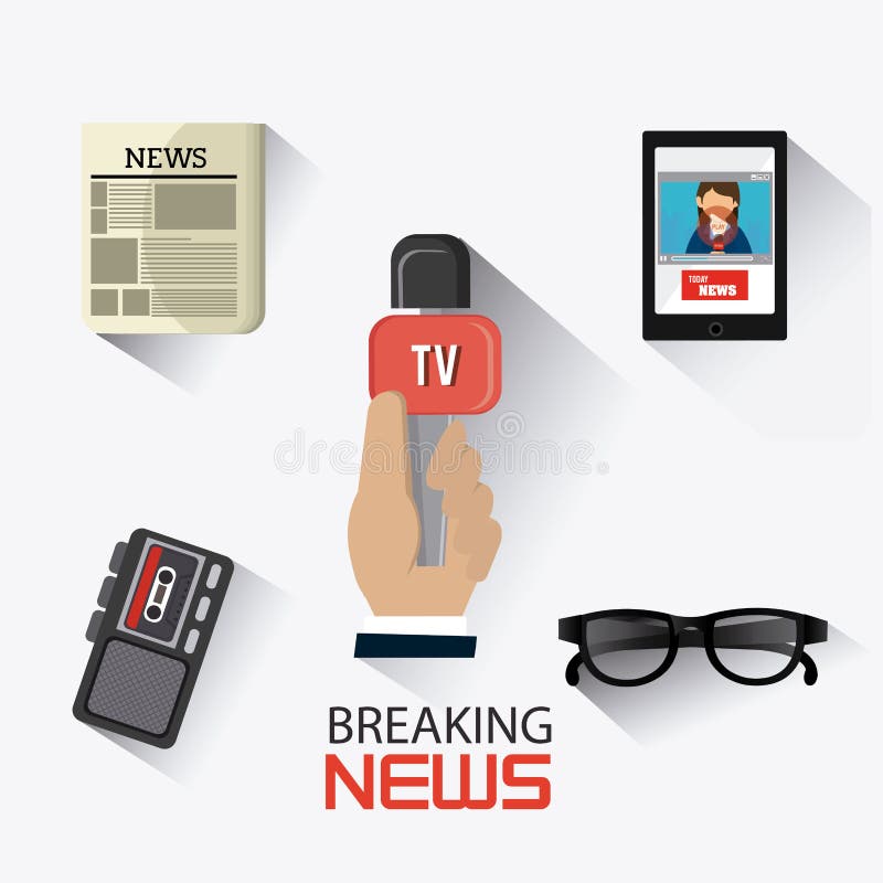 Journalism design. stock illustration. Illustration of press - 62260511