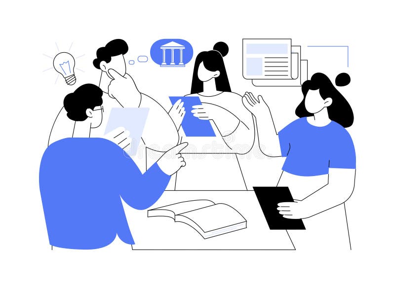 Journalism Isolated Cartoon Vector Illustrations. Stock Vector ...