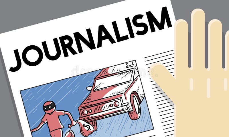 Journalism News Interview Article Content Concept Stock Illustration ...