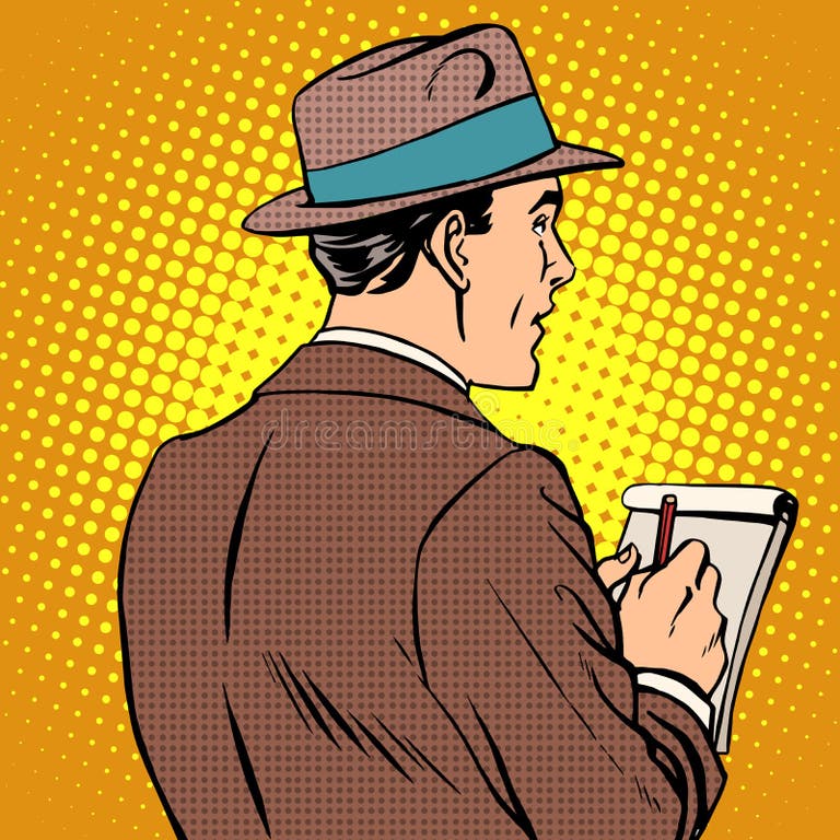 Journalist Retro Stock Illustrations – 7,189 Journalist Retro Stock ...